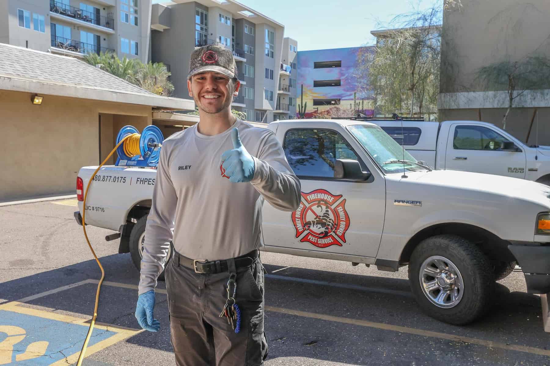 Pest Control Gallery of Work | Our Team | Firehouse Pest Control Services